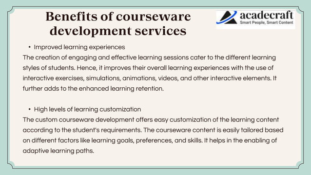 Why do you need dedicated courseware development services.pptx