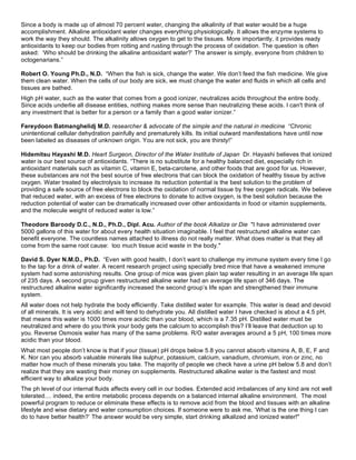 Why drink ionized_alkaline_water_ | PDF | Nutrition | Healthy Living