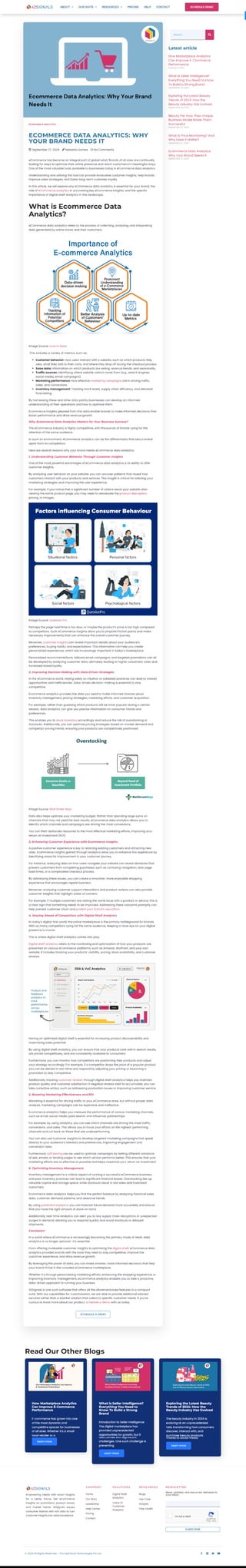 Why Ecommerce Data Analytics is Crucial for Brand Growth and Success | PDF