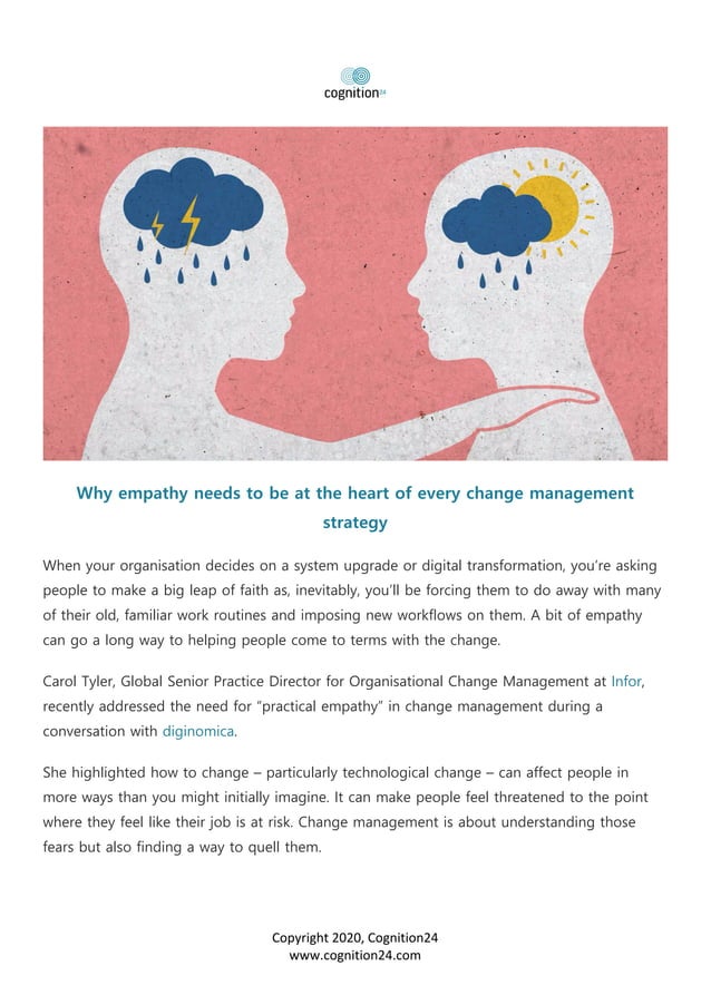 Why empathy needs to be at the heart of every change management ...