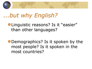 Why English? | PPT