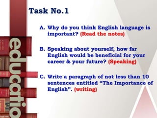 Why English | PPT