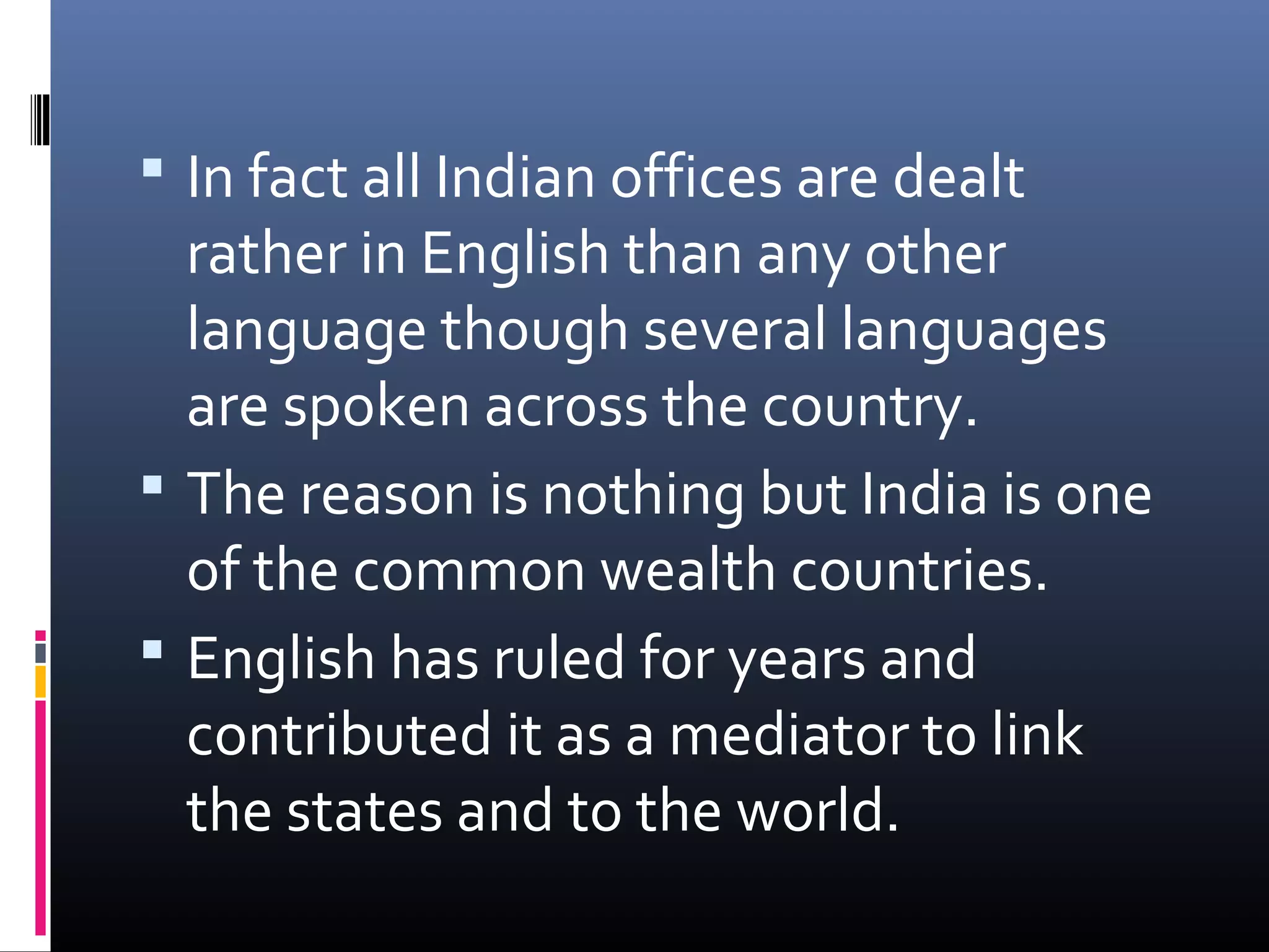 Why english.ppt.modified | PPT