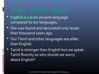 Why english.ppt.modified | PPT