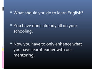 Why english.ppt.modified | PPT