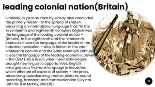 Why english is global language | PPTX