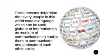 Why english is global language | PPTX