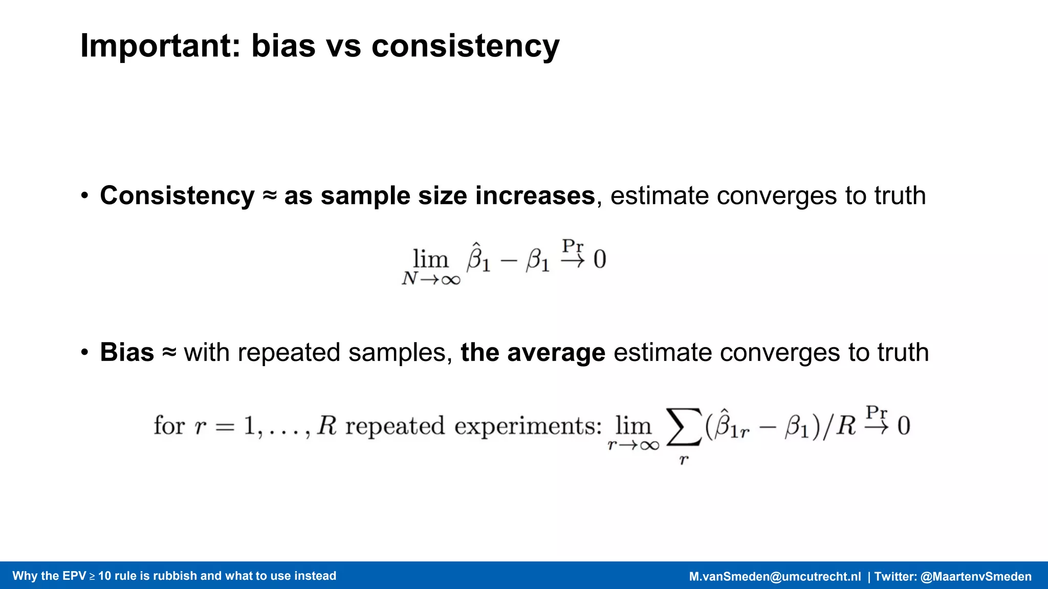 Why the EPV≥10 sample size rule is rubbish and what to use instead | PDF