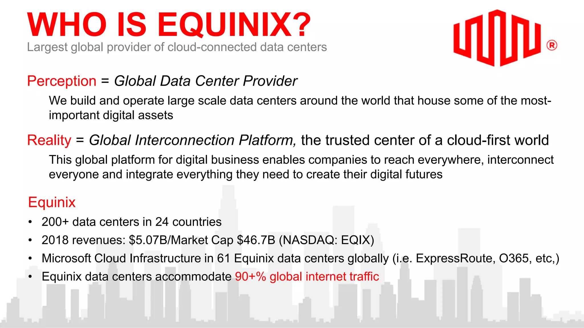 Why equinix for microsoft customers | PPTX