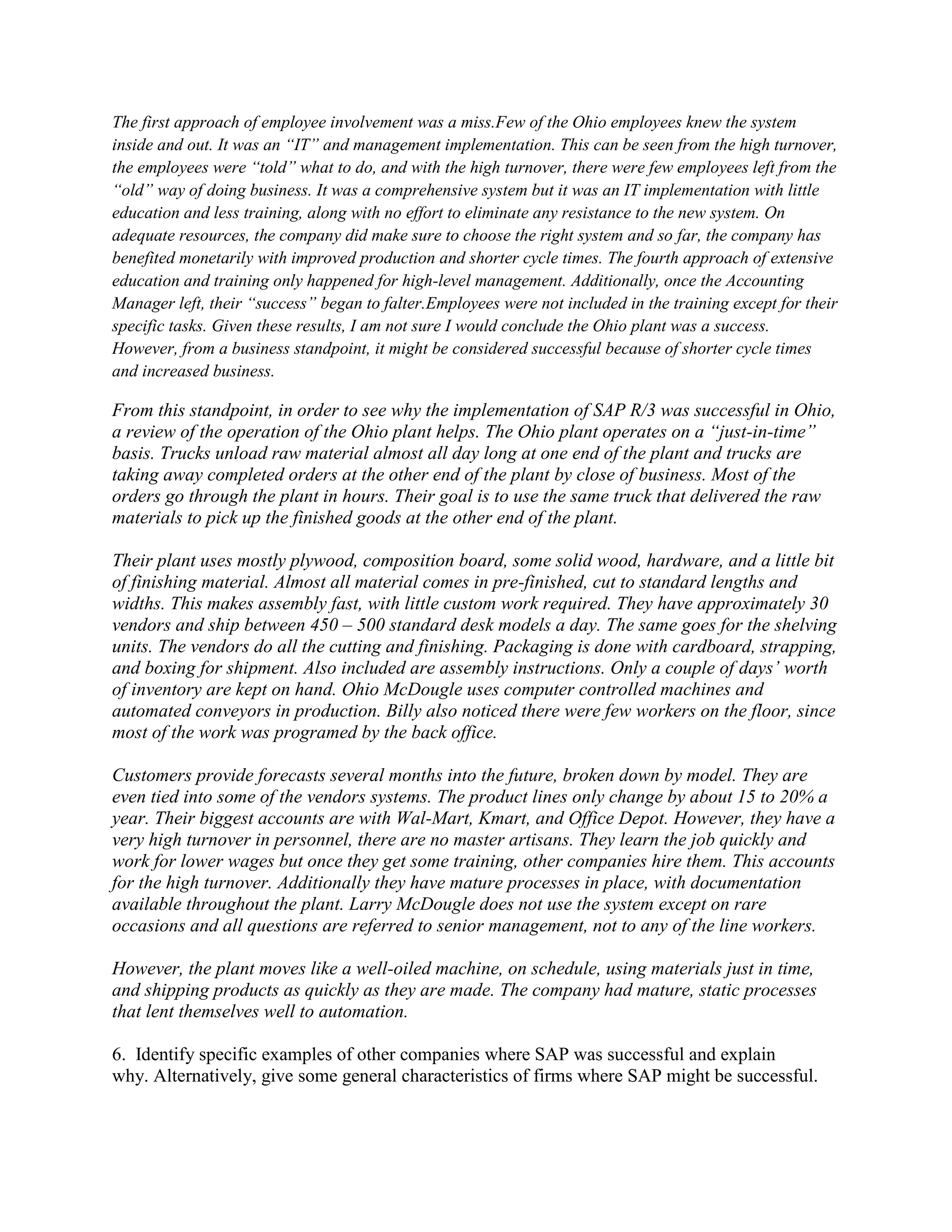 Why erp assignment | PDF