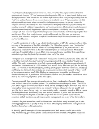 Why erp assignment | PDF