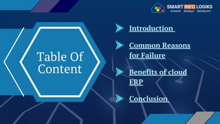 Why Enterprise resource planning (ERP ) Implementation Fails? | PPT