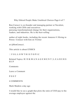 Why Ethical People Make Unethical Choice.docx