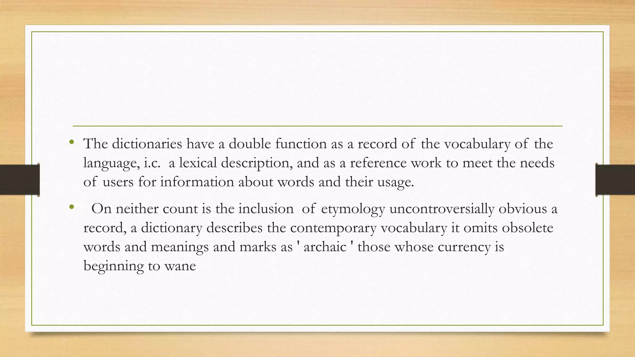 Why etymology | PPTX