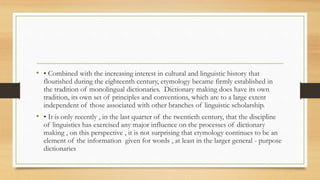 Why etymology | PPTX