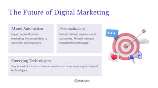 Why Every Business Needs Digital Marketing | Eflot | PPT