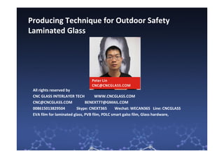 Why failed eva film laminated glass | PDF