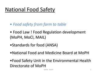 Why food safety is needed | PPT