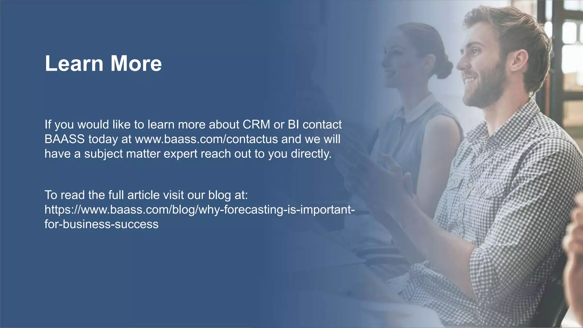 Why Forecasting is Important for Business Success | PPT