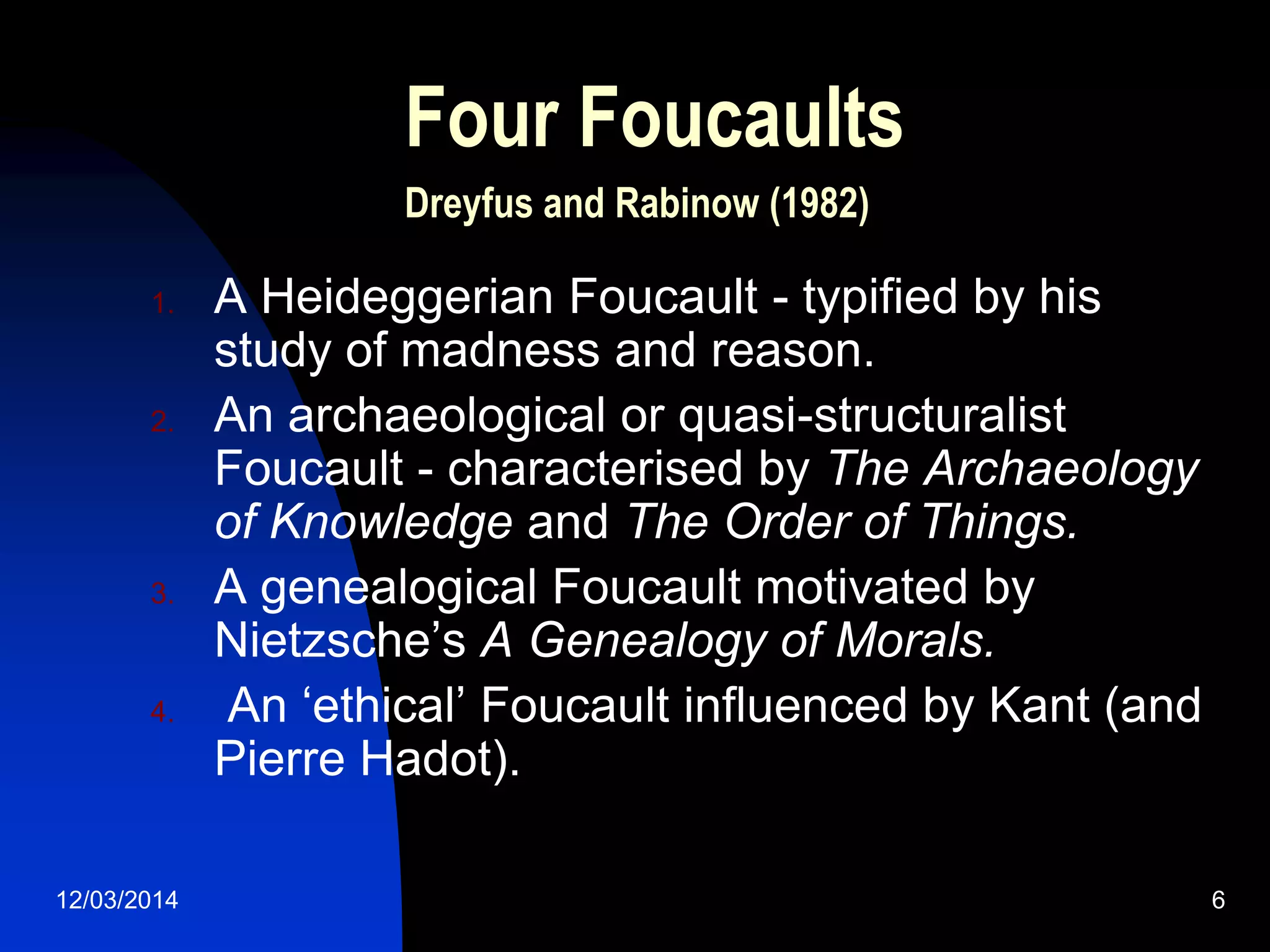 Why foucault | PPT