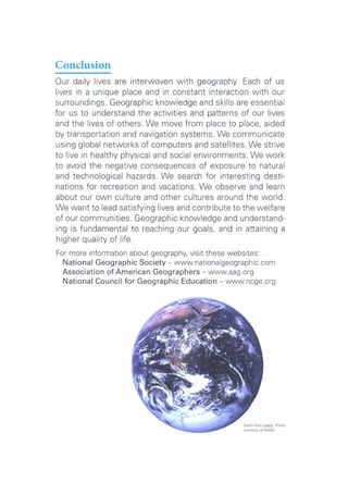 Why geography is important | PDF