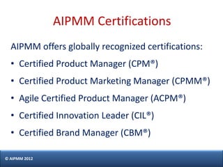 Why Get CPM or CPMM Certification - H. Del Castillo, AIPMM | PPT