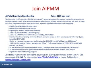 Why Get CPM or CPMM Certification - H. Del Castillo, AIPMM | PPT