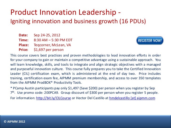 Why Get CPM or CPMM Certification - H. Del Castillo, AIPMM