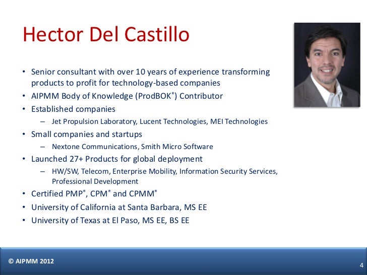 Why Get CPM or CPMM Certification - H. Del Castillo, AIPMM
