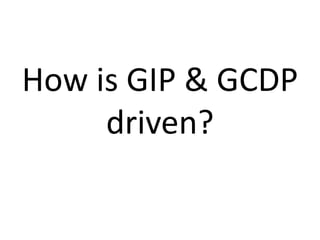 Why gip & gcdp | PPT