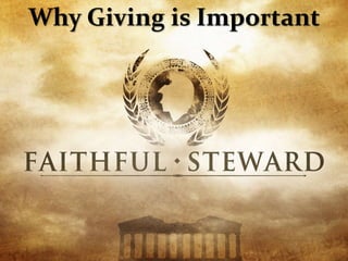 Why giving is important | PPTX