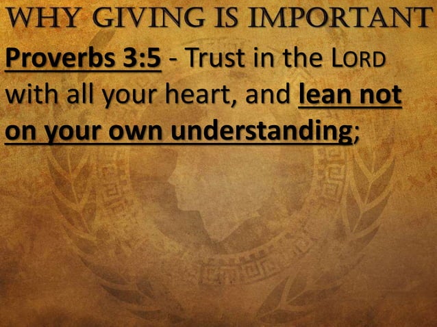 Why giving is important | PPTX | Christianity | Religion & Spirituality