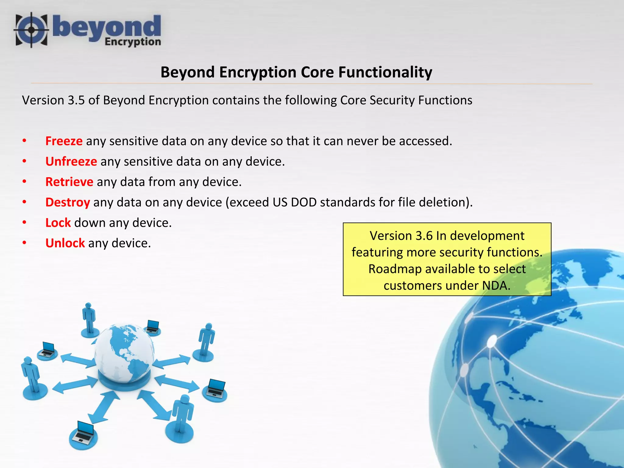 Why Go Beyond Encryption | PPT