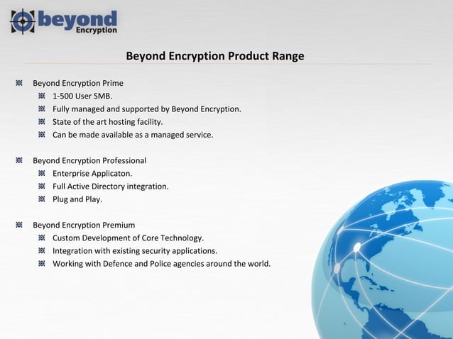 Why Go Beyond Encryption | PPT