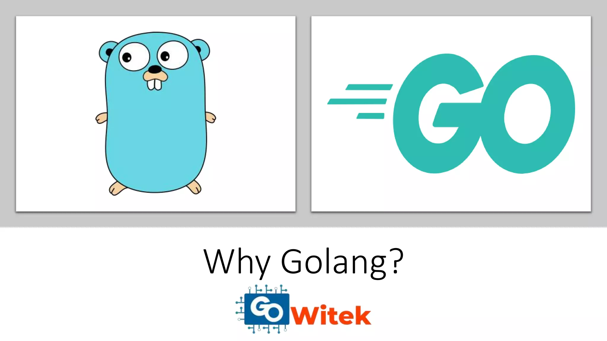 Why golang | PPT