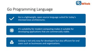 Why golang | PPTX
