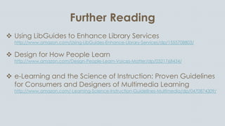 Why Good LibGuide Design Matters & How You Can Get It Right | PPT