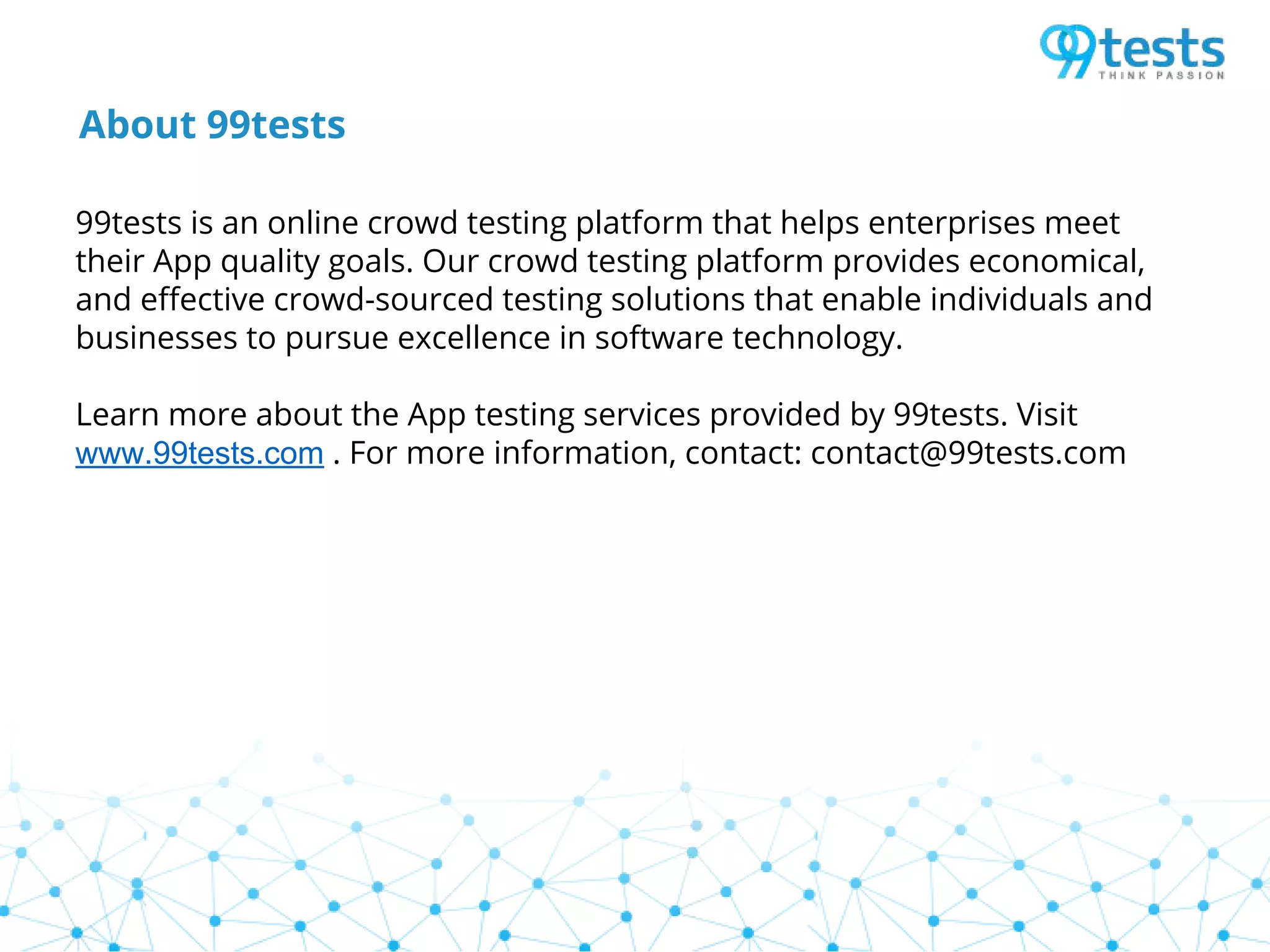 Why Google Uses Crowd Testing | PPT