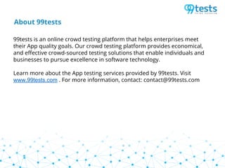 Why Google Uses Crowd Testing | PPT