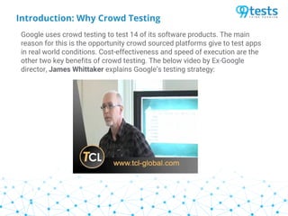 Why Google Uses Crowd Testing | PPT