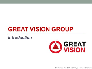 Why Great Vision | PPT