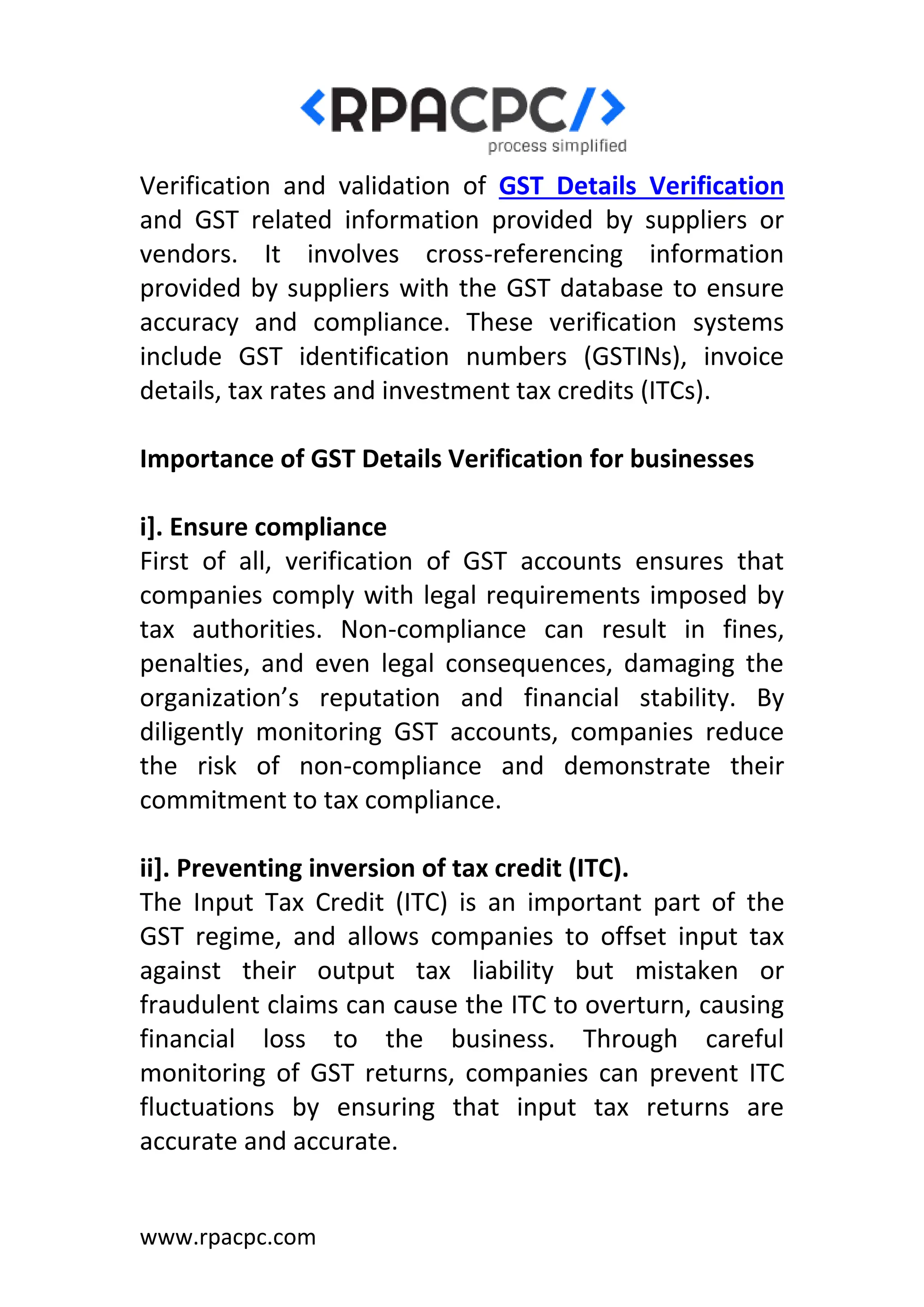 Why GST Details Verification is Essential for Businesses.docx