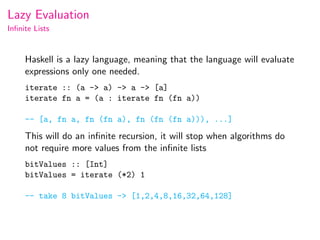 Why Haskell Matters | PPT