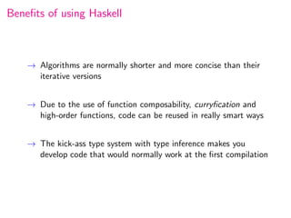 Why Haskell Matters | PDF