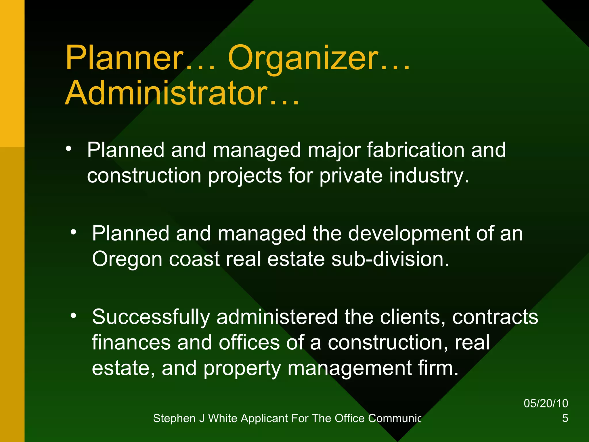 Why Hire Me presentation | PPT