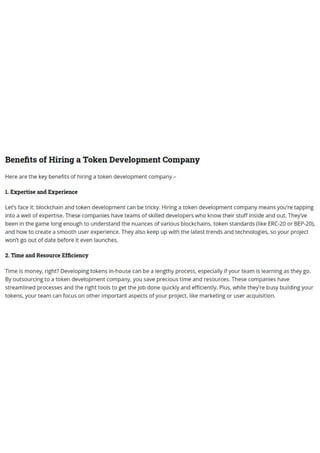 Why Hiring a Token Development Company is Essential for Your Blockchain Project.pdf
