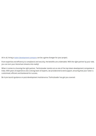 Why Hiring a Token Development Company is Essential for Your Blockchain Project.pdf