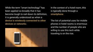 Why Hotels Are Embracing Smart Technology | PPT