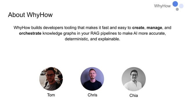Knowledge Graphs in Retrieval Augmented Generation with WhyHow.AI