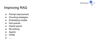 Knowledge Graphs in Retrieval Augmented Generation with WhyHow.AI